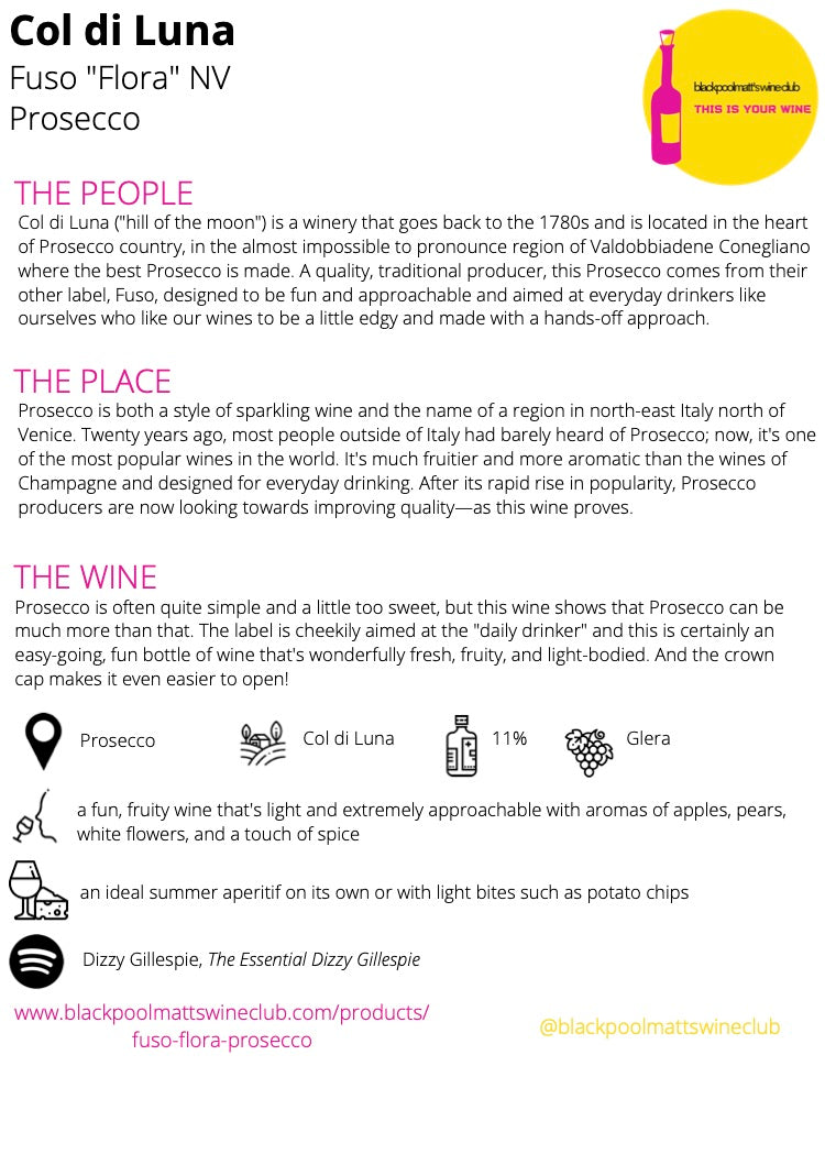 Fuso 21 "Flora" Prosecco Brut NV – blackpoolmatt's wine club
